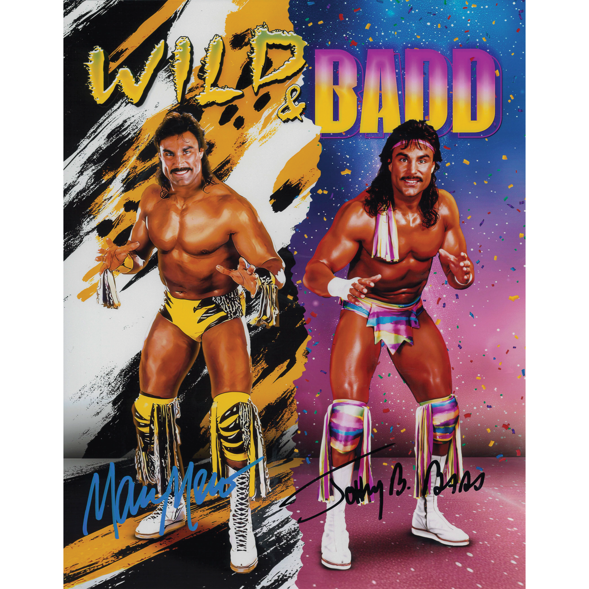 Marc Mero AsylumGFX METALLIC 11 x 14 Poster - DUAL AUTOGRAPHED ...