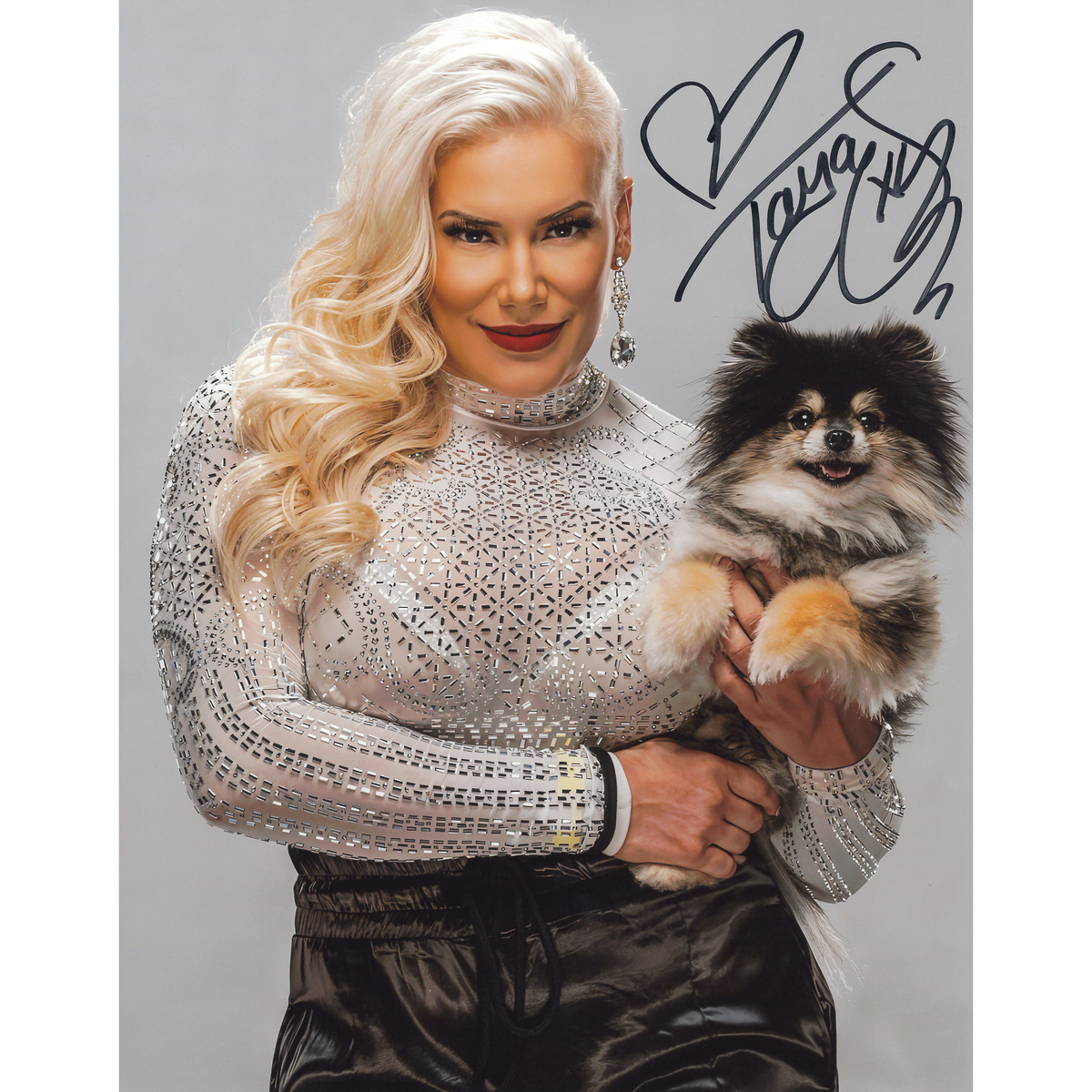 Taya Valkyrie with Presley 11 x 14 Poster - AUTOGRAPHED — Highspots.com