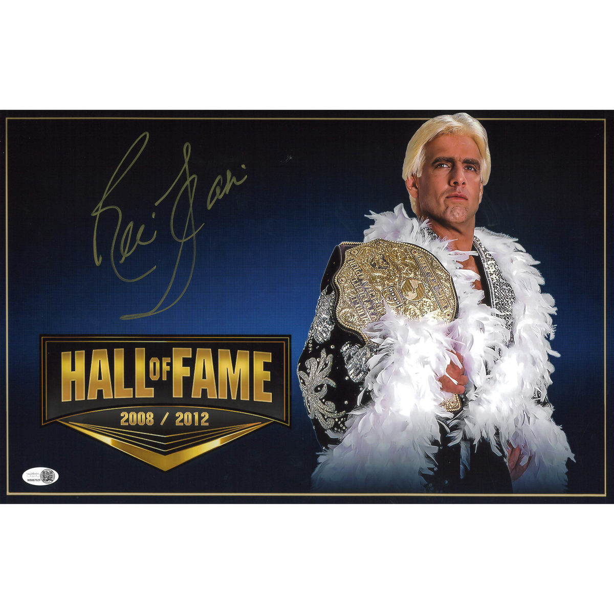 Ric Flair Hall of Fame 11 x 17 Poster - JSA AUTOGRAPHED — Highspots.com
