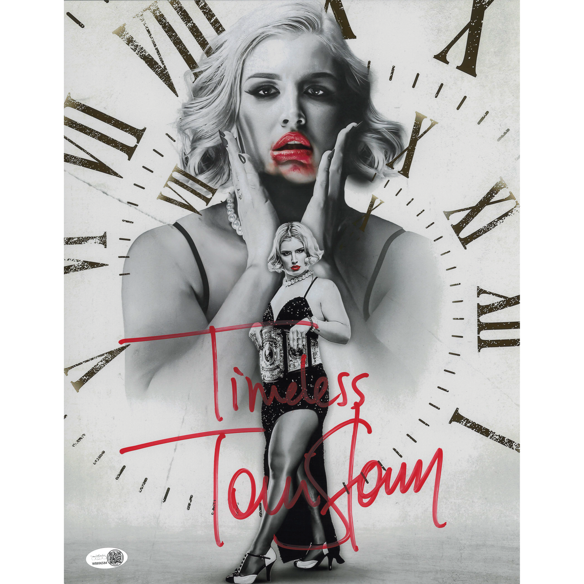 Toni Storm Numbers AsylumGFX METALLIC 11 x 14 Poster - JSA AUTOGRAPHED ...