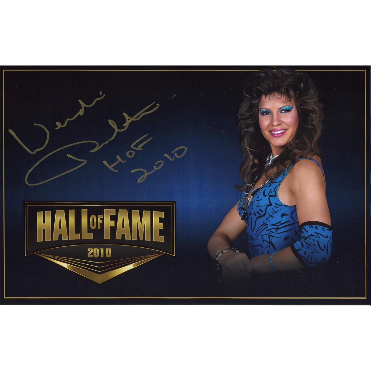 Wendi Richter Hall of Fame 11 x 17 Poster - AUTOGRAPHED — Highspots.com