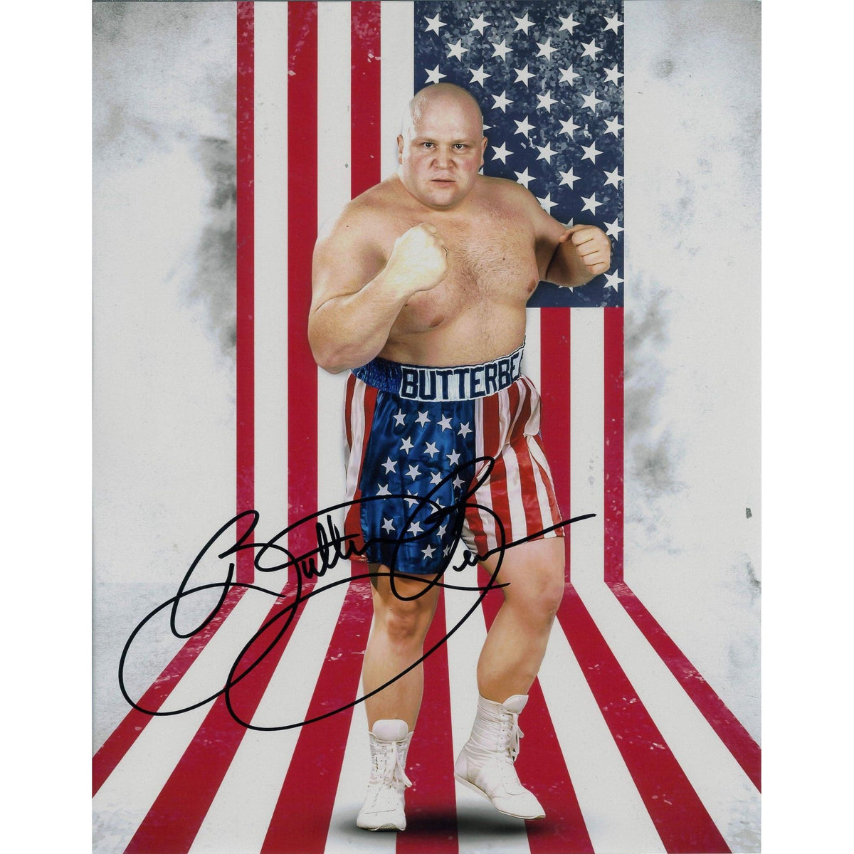 Butterbean AsylumGFX METALLIC 11 x 14 Poster - AUTOGRAPHED — Highspots.com