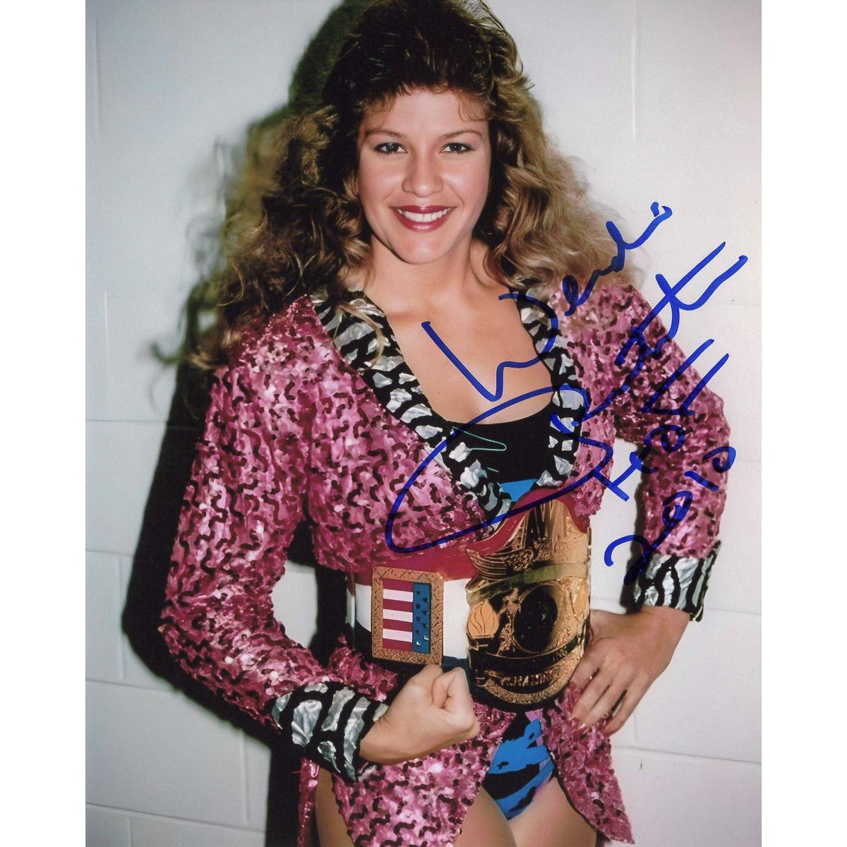 Wendi Richter AWA Title 8 x 10 Promo - AUTOGRAPHED — Highspots.com