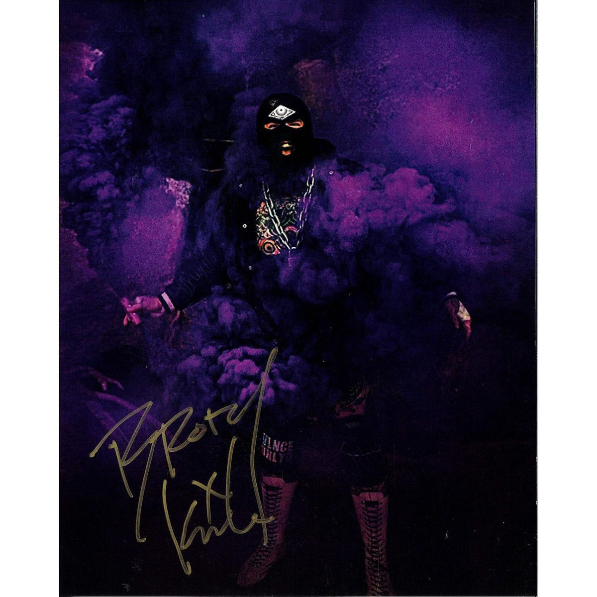 Brody King Purple 8 x 10 Promo - AUTOGRAPHED — Highspots.com