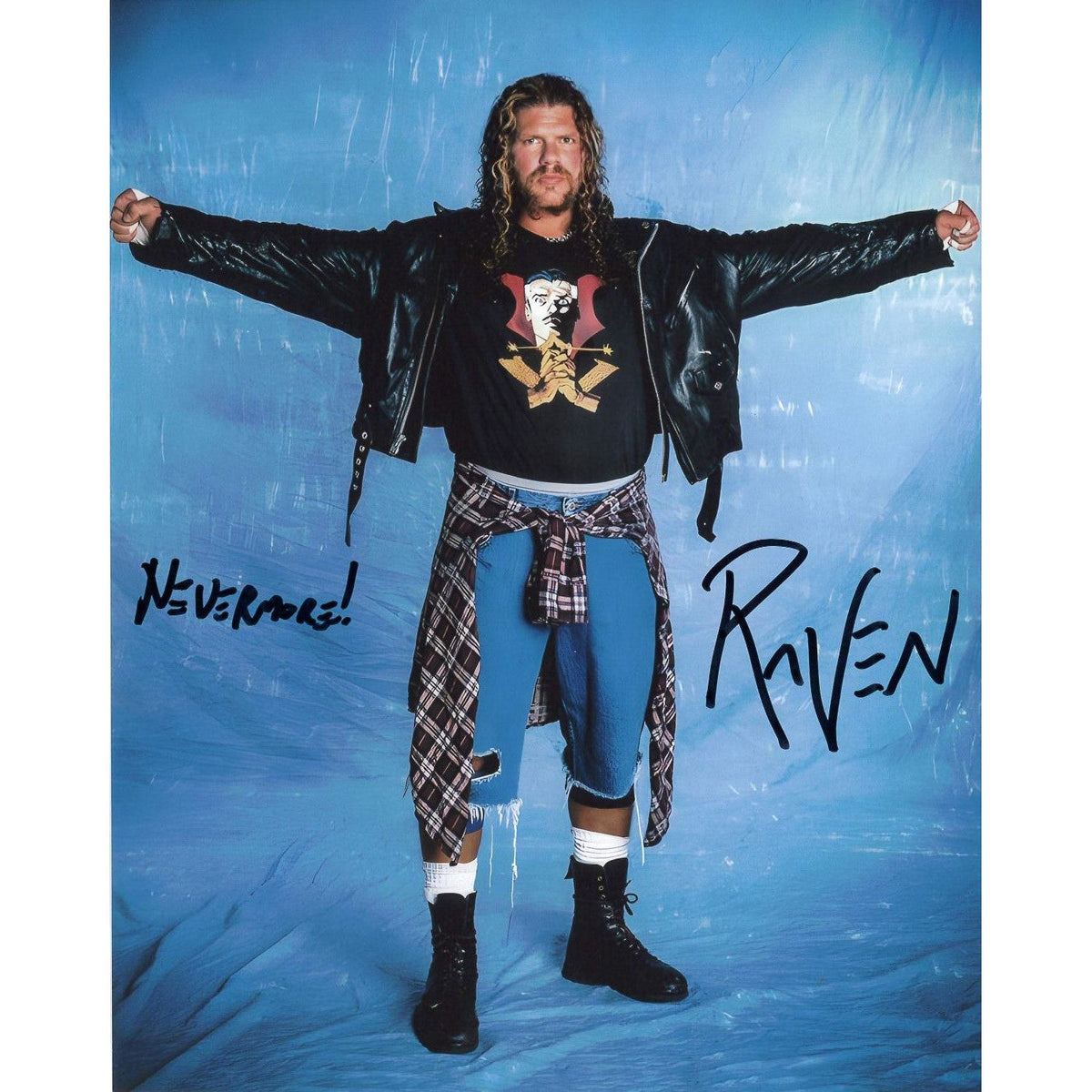 Raven Pose 8 x 10 Promo - AUTOGRAPHED — Highspots.com
