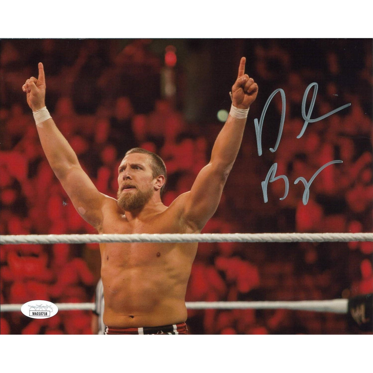 Daniel Bryan In Ring Yes Pose 8 x 10 Promo - JSA AUTOGRAPHED ...