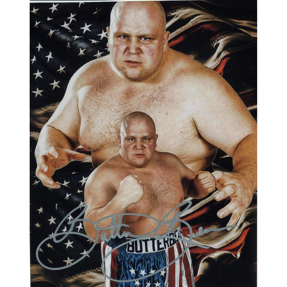 Butterbean MSC METALLIC 8 x 10 Promo - AUTOGRAPHED — Highspots.com