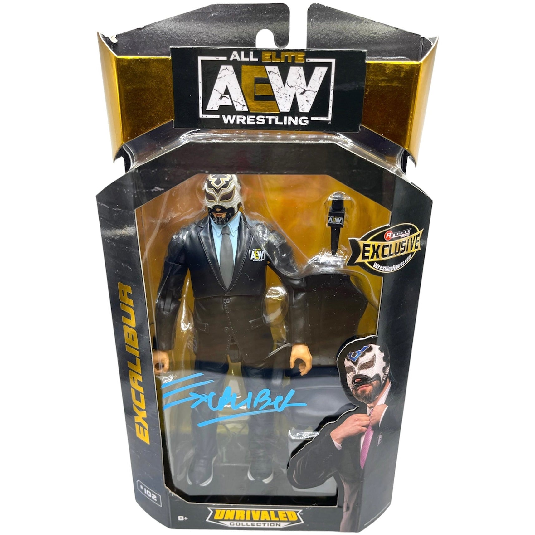 Excalibur AEW Unrivaled #102 - Autographed — Highspots.com
