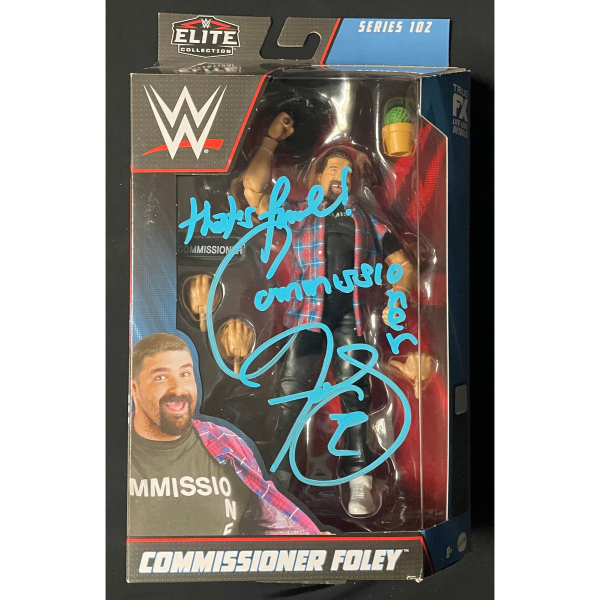 Mick Foley Commissioner Foley WWE Elite Figure Series 102 - Autographe ...