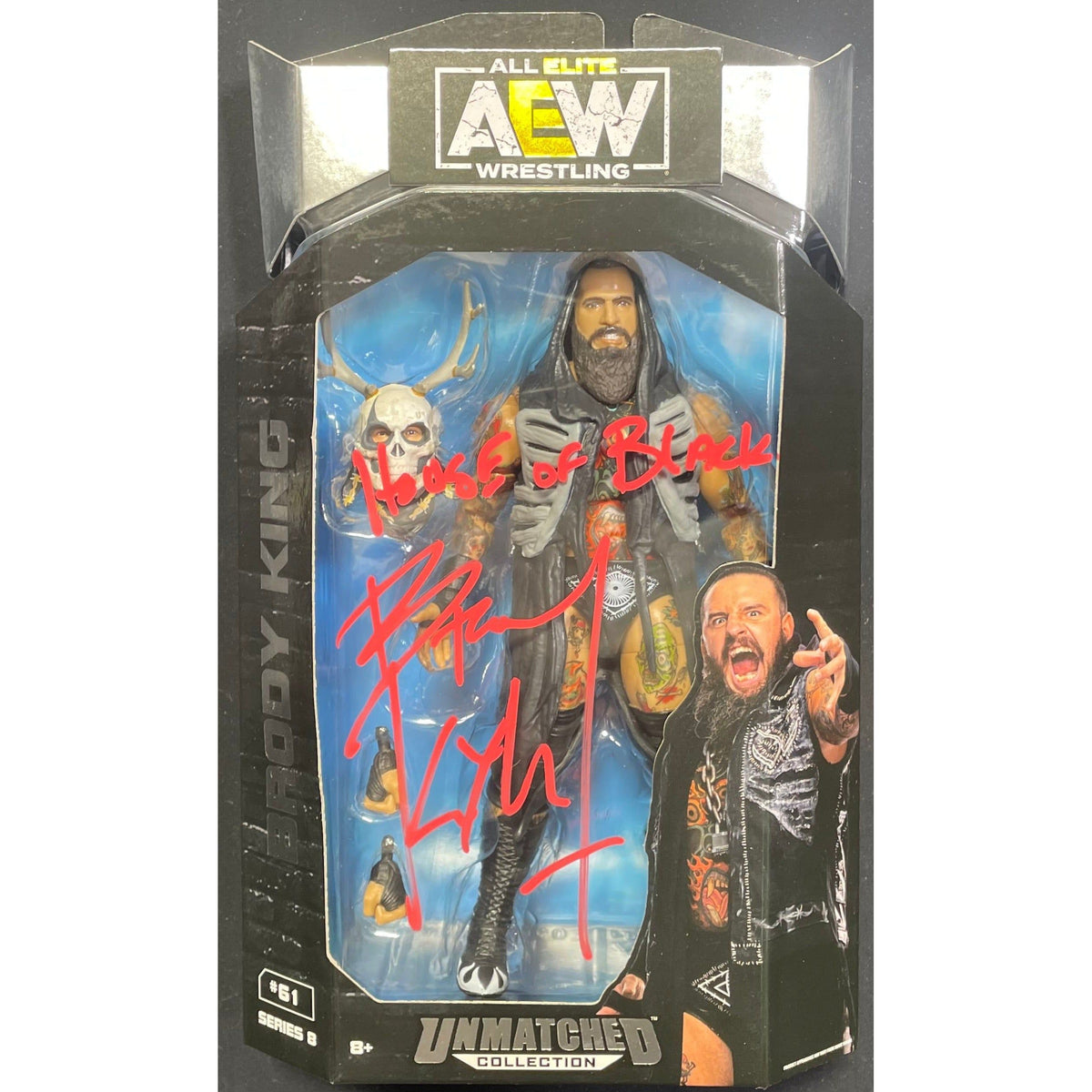 Brody King AEW Unmatched Series 8 Figure - AUTOGRAPHED — Highspots.com