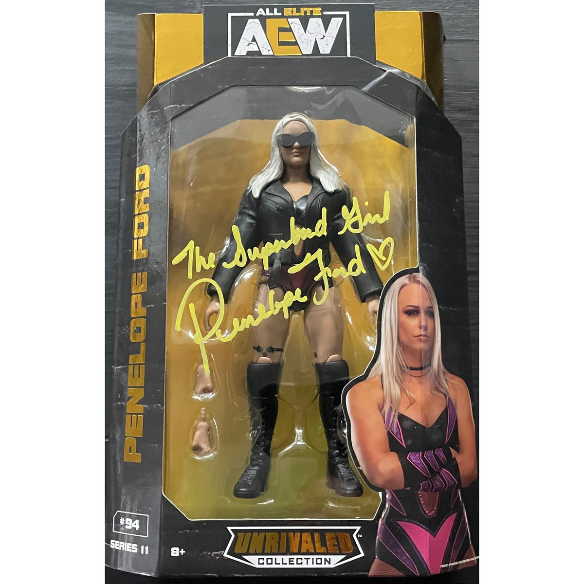 Penelope Ford AEW Unrivaled Figure - Autographed — Highspots.com