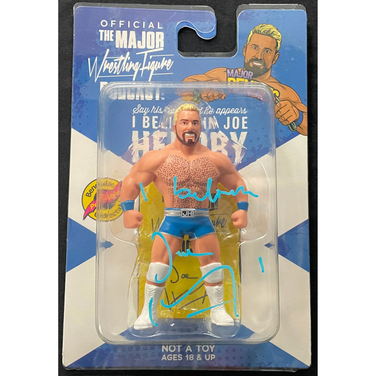 Joe Hendry MWFP Bendie Figure - JSA Autographed — Highspots.com