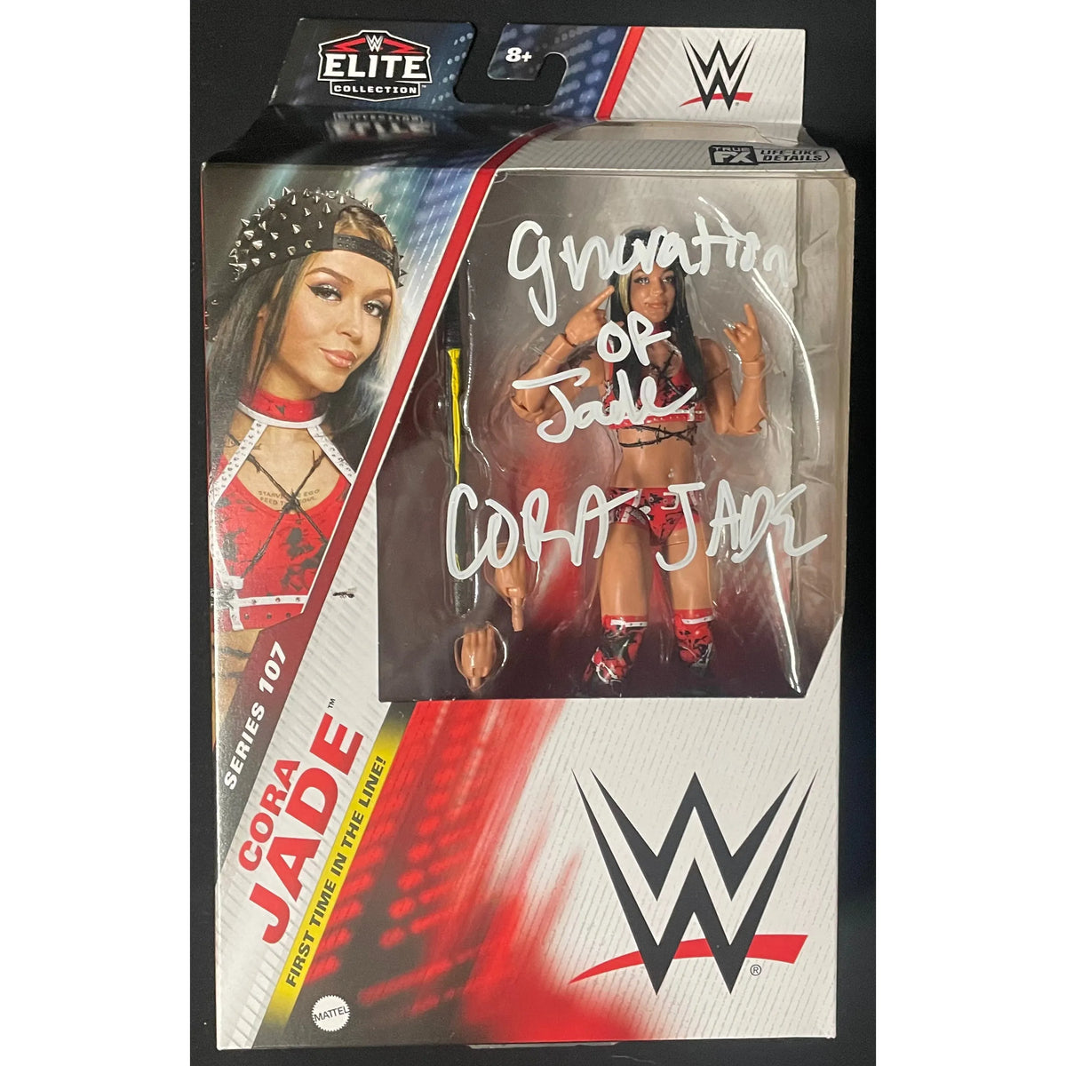 Cora Jade WWE Elite Series 107 Figure - JSA AUTOGRAPH — Highspots.com
