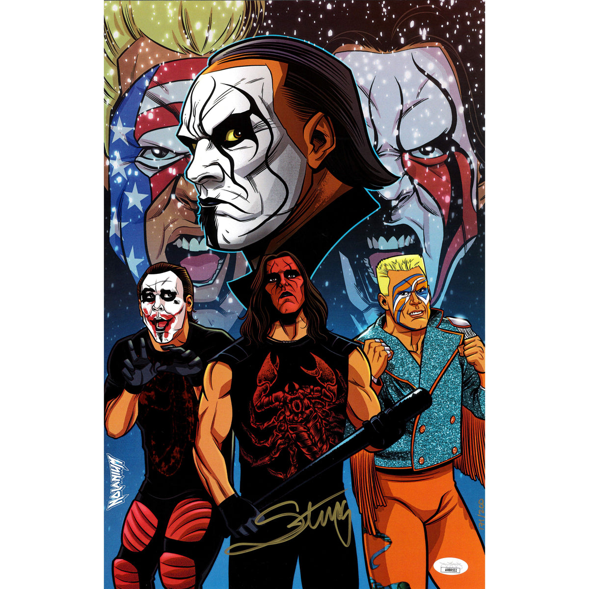 Sting Nolanium 11 x 17 Poster - JSA AUTOGRAPHED — Highspots.com