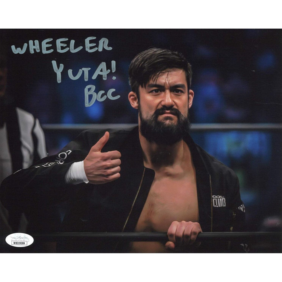Wheeler Yuta Thumbs Up 8 x 10 Promo - JSA AUTOGRAPHED — Highspots.com