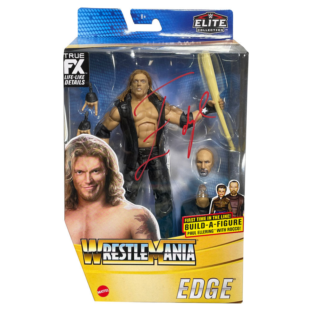 Edge WrestleMania Elite Figure - Autographed — Highspots.com