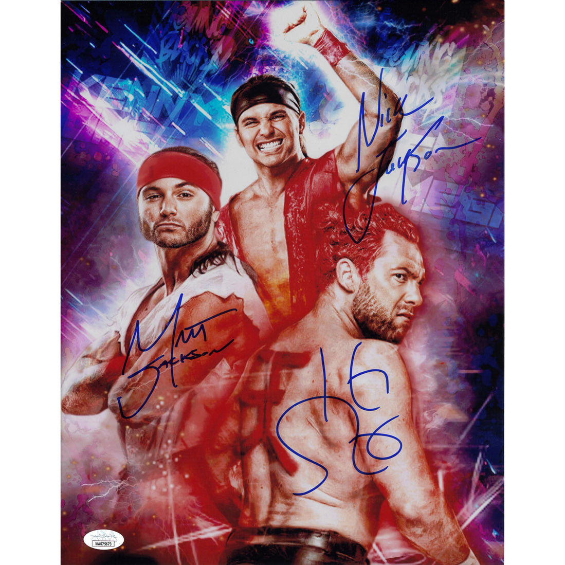 The Elite WestGhost METALLIC 11 X 14 Poster - JSA TRIPLE AUTOGRAPHED ...
