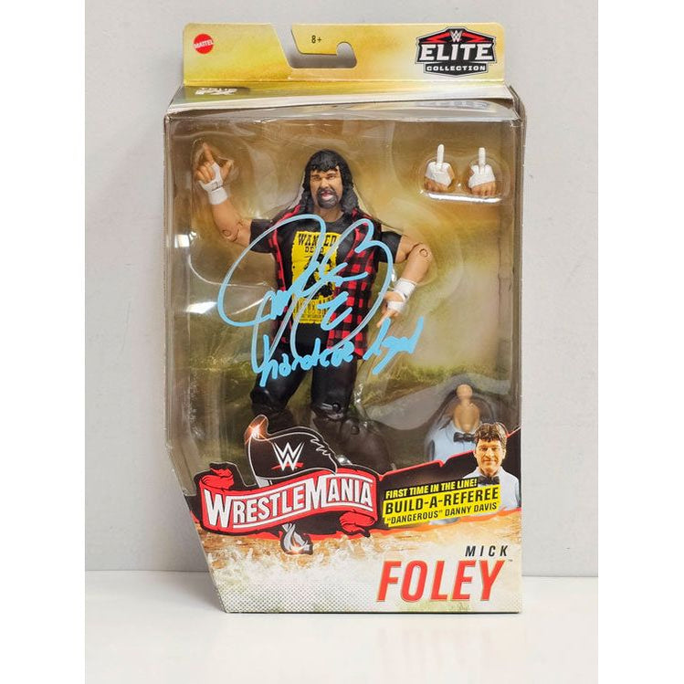 Mick Foley WWE Elite Build-A-Referee - Autographed — Highspots.com