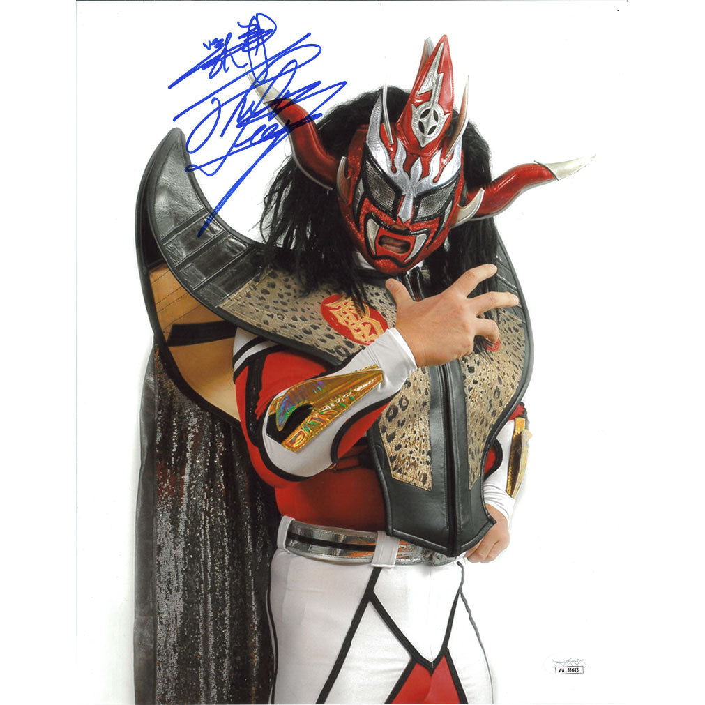 Jushin Liger Leopard 11 x 14 Poster - JSA AUTOGRAPHED — Highspots.com