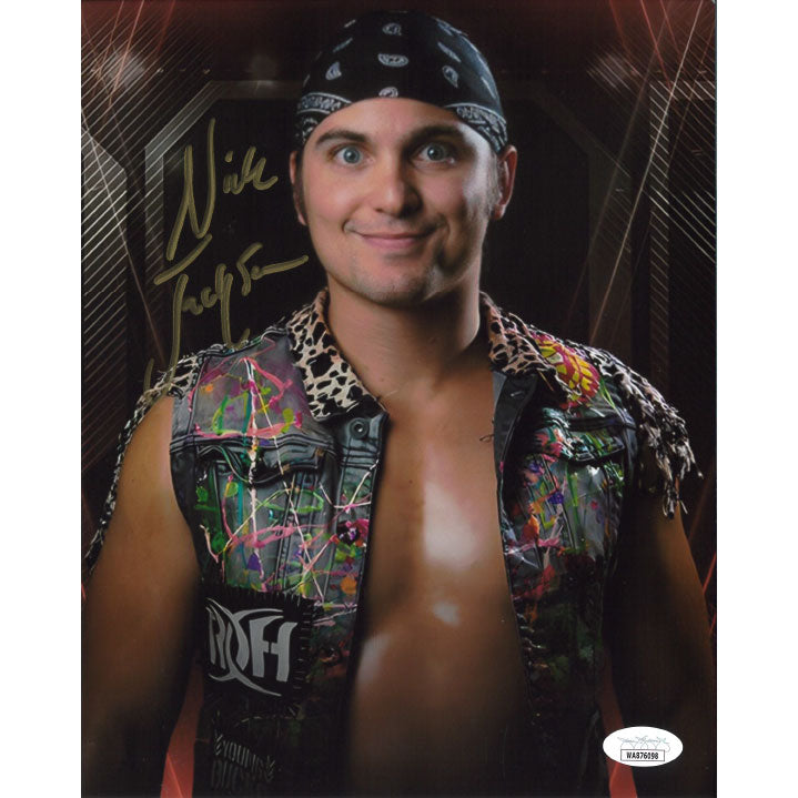 Nick Jackson Half Pose 8 x 10 Promo - JSA AUTOGRAPHED — Highspots.com