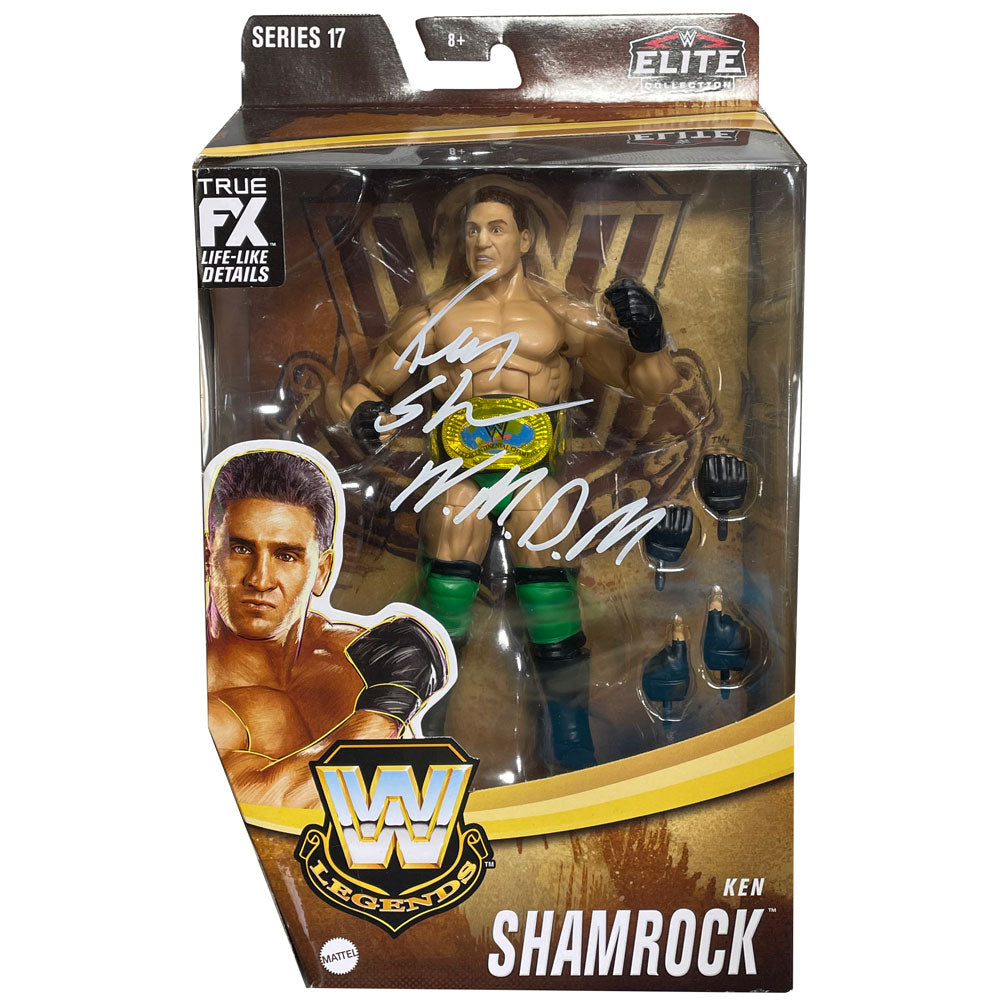 Ken Shamrock WWE Legends Series 17 Elite Figure - Autographed ...