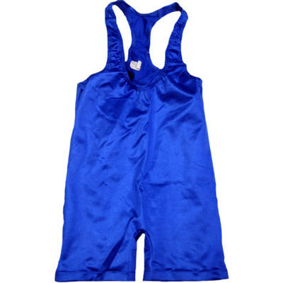 In Stock - Royal Blue Singlet w/Olympic Back w/Legs — Highspots.com