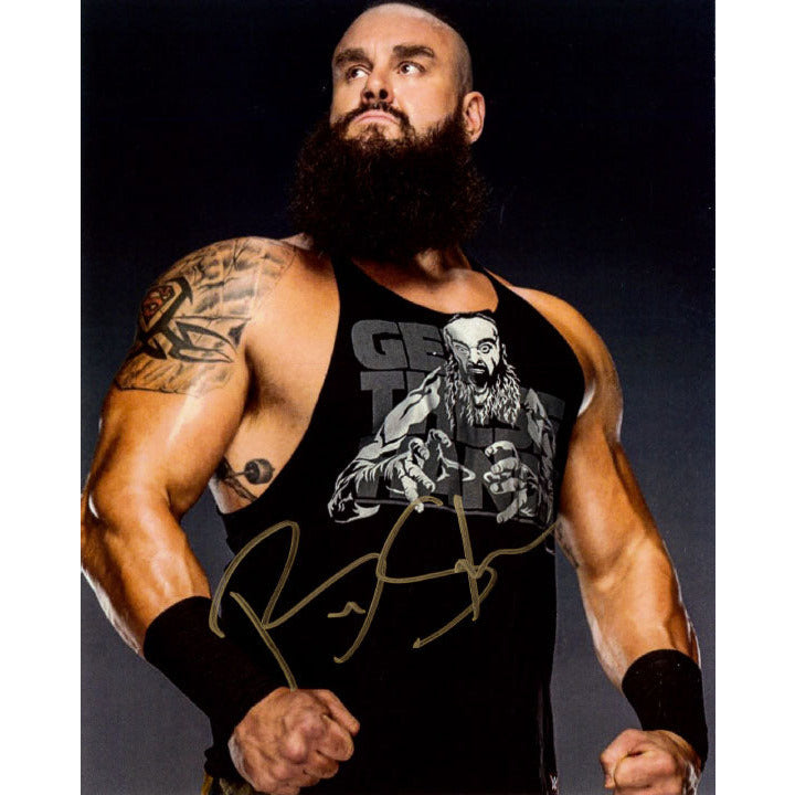 Braun Strowman Promo - AUTOGRAPHED — Highspots.com