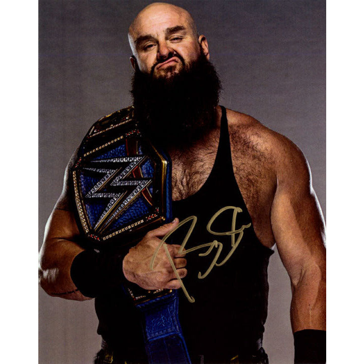Braun Strowman Promo - AUTOGRAPHED — Highspots.com