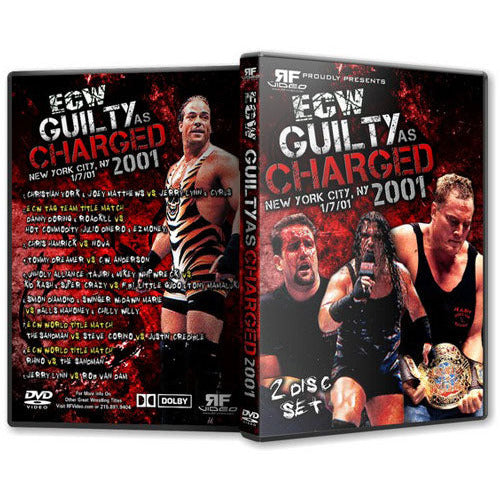 ECW Guilty As Charged 2001 DVD-R — Highspots.com