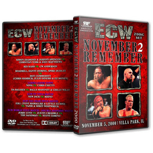 ECW November 2 Remember 2000 DVD-R Set — Highspots.com