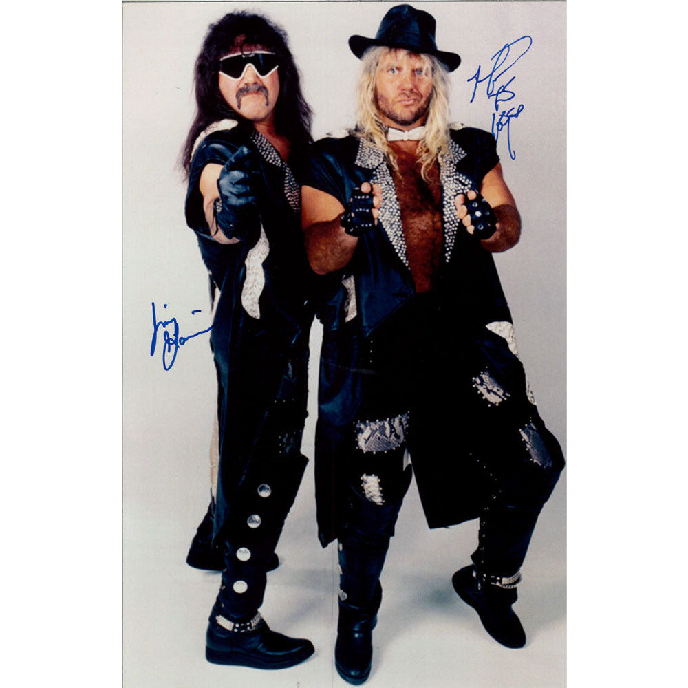 Freebirds Jimmy Garvin and Michael Hayes 11x17 Poster - DUAL AUTOGRAPH ...
