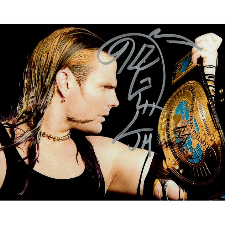 Jeff Hardy IC Title 8 x 10 Promo - AUTOGRAPHED — Highspots.com