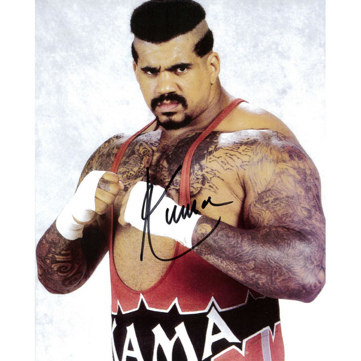 Kama Fight Pose 8 x 10 Promo - AUTOGRAPHED — Highspots.com