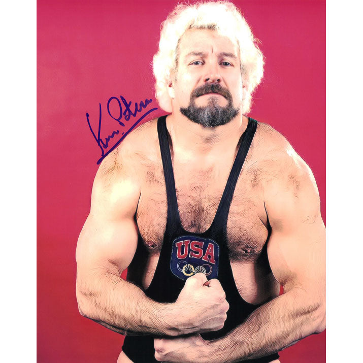 Ken Patera Red BG 8 x 10 Promo - AUTOGRAPHED — Highspots.com