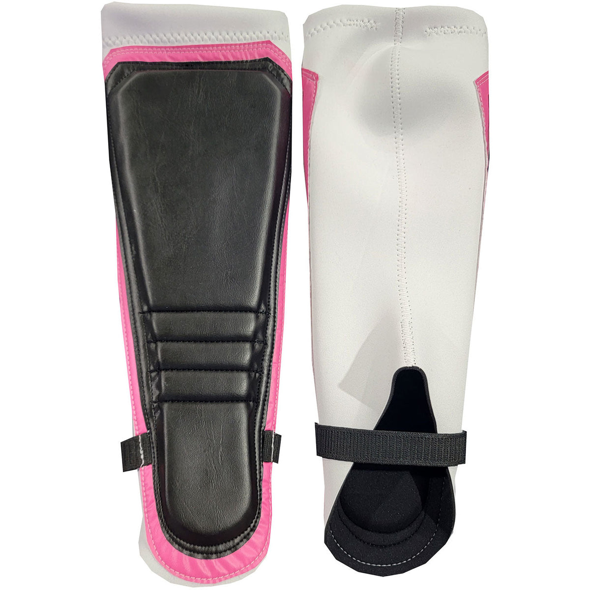 Black Natural with Pink Outline on White Kickpads — Highspots.com