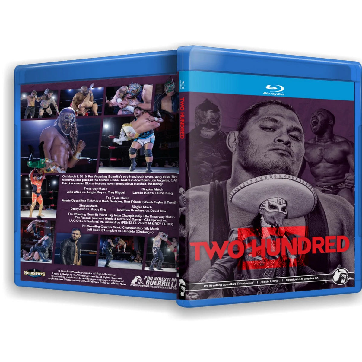 Pro Wrestling Guerrilla - 200 Blu-Ray — Highspots.com