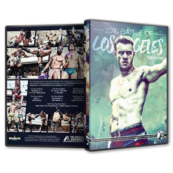 Pro Wrestling Guerrilla - Battle of Los Angeles 2016 - Stage One DVD ...
