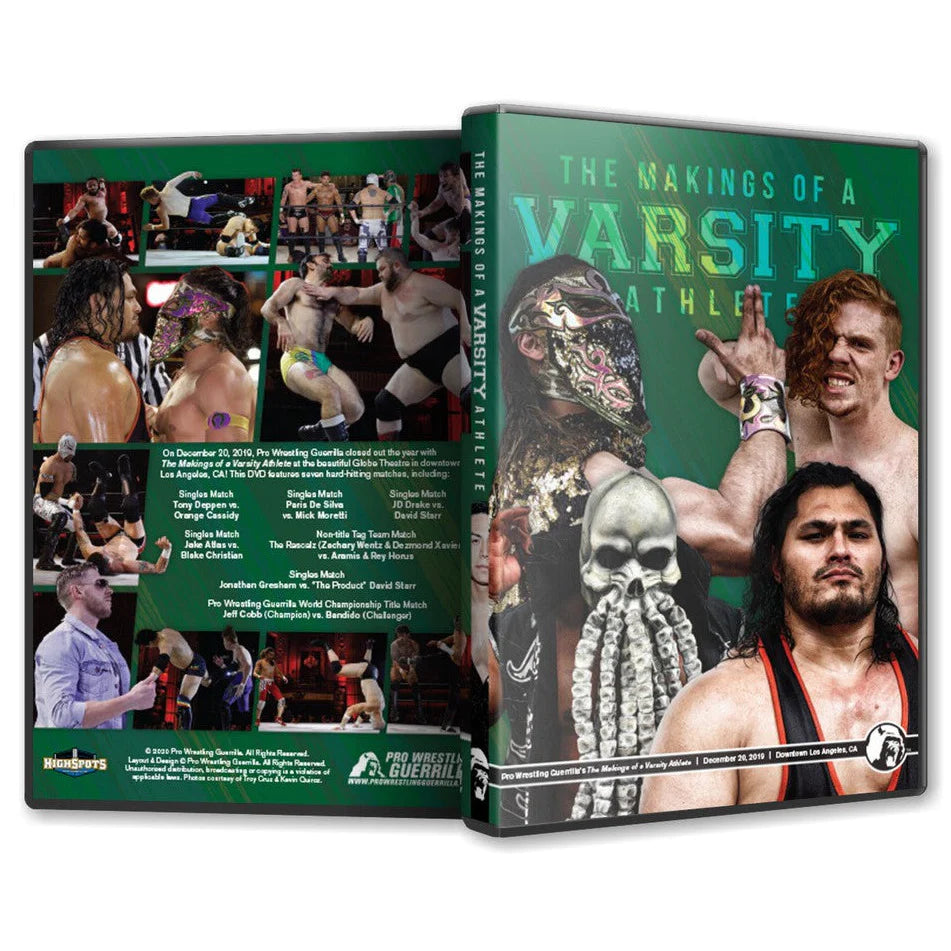 Pro Wrestling Guerrilla - The Makings of a Varsity Athlete DVD ...