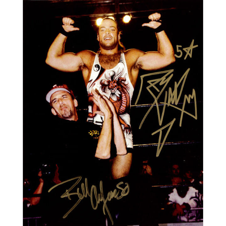 Rob Van Dam and Bill Alfonso Promo - DUAL AUTOGRAPHED — Highspots.com