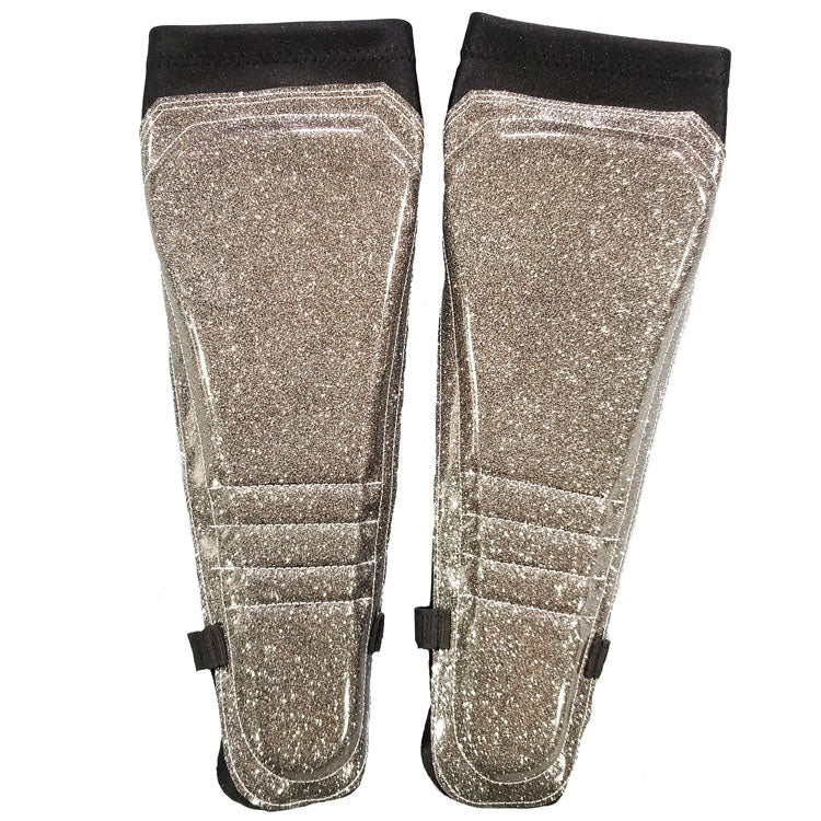 Silver Sparkle on Black Kickpads — Highspots.com