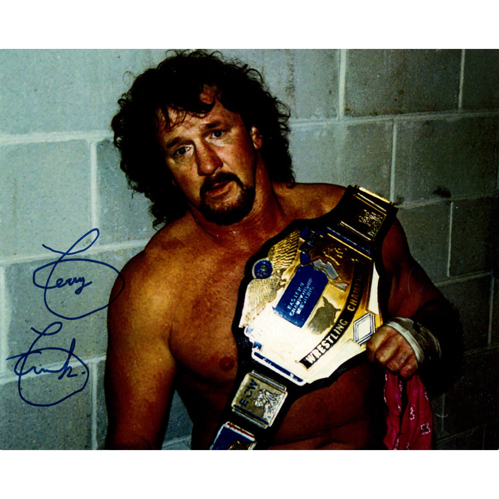Terry Funk Promo - JSA AUTOGRAPHED — Highspots.com