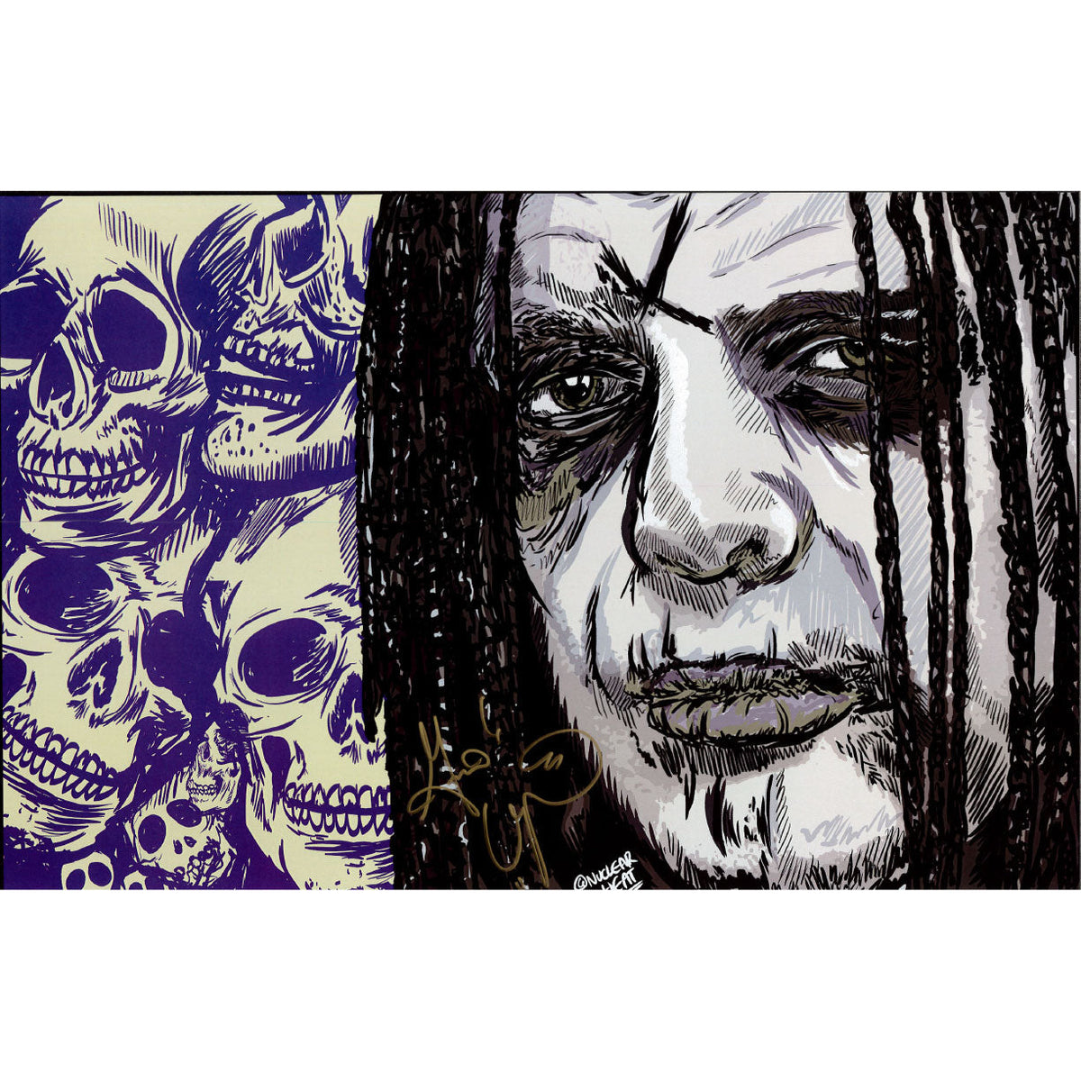 Vampiro Nuclear Heat 11 x 17 Poster - AUTOGRAPHED — Highspots.com