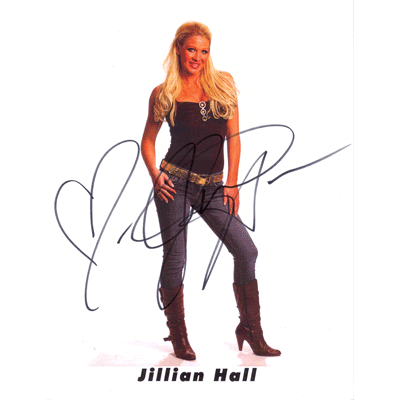Jillian Hall Autographed Photo — Highspots.com